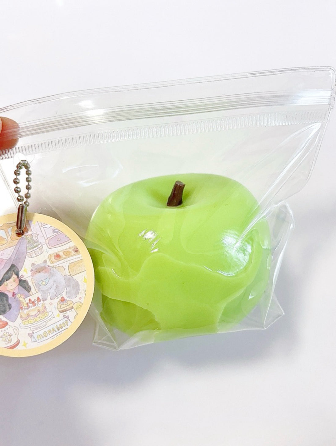 Green Apple Squishy – Fluffy Kitty Studio